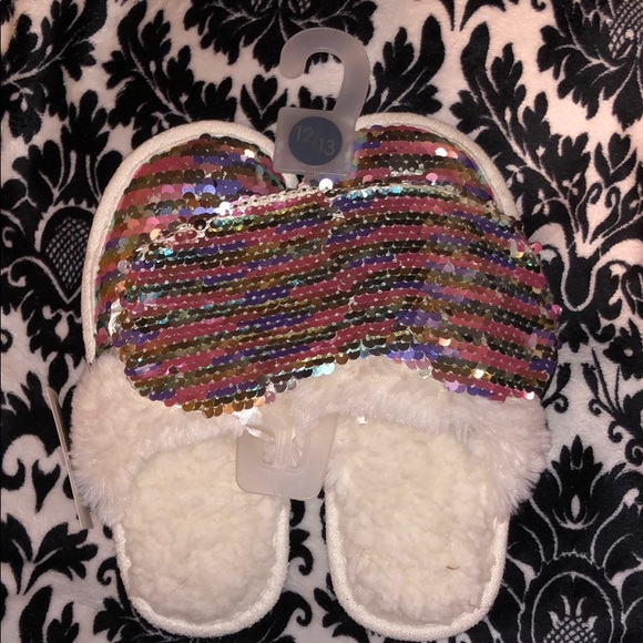 Shoes | Elli Girls New With Tags Sequence Slippers | Poshmark